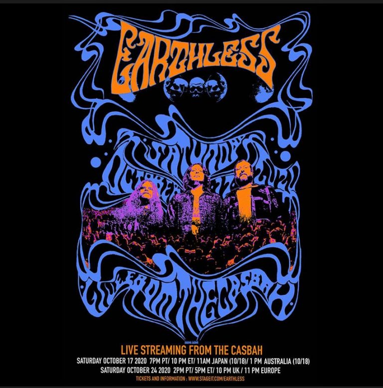 Earthless announce live stream events | NextMosh