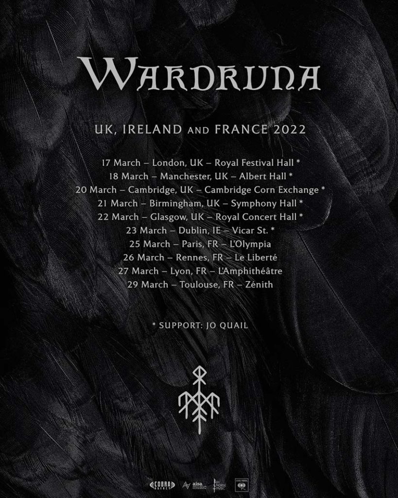 Wardruna reschedule shows in UK, Ireland & France | NextMosh