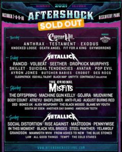 Aftershock Festival 2021 set times revealed | NextMosh