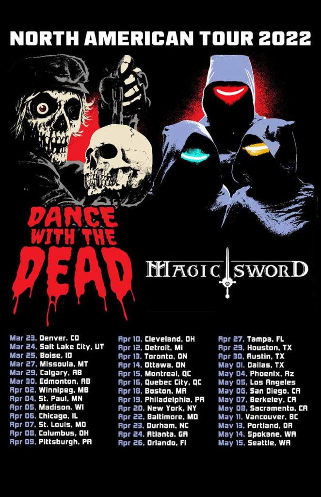 Dance with the Dead new album + tour w/ Magic Sword | NextMosh