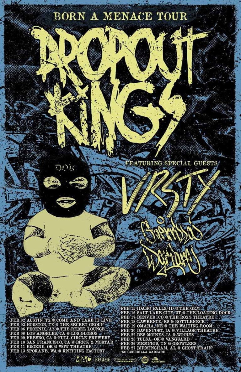 Dropout Kings reveal tour w/ VRSTY & Guerrilla Warfare | NextMosh
