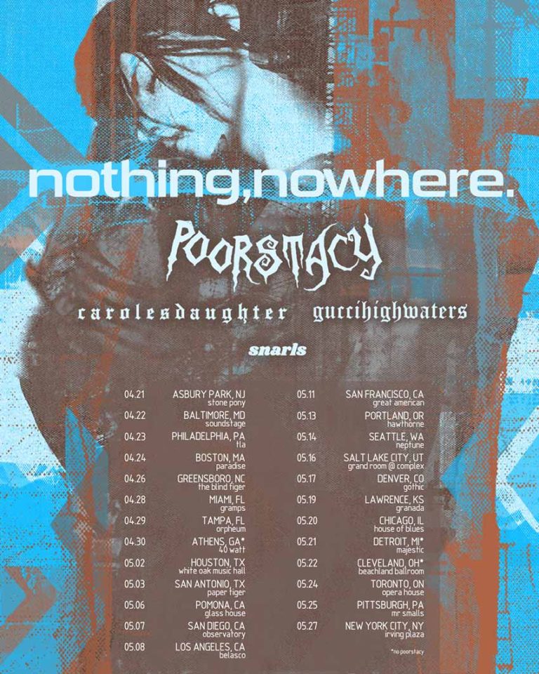 nothing,nowhere. announces 2022 North American tour | NextMosh