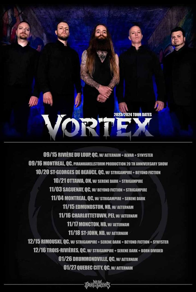 Vortex confirm eastern Canadian tour dates | NextMosh