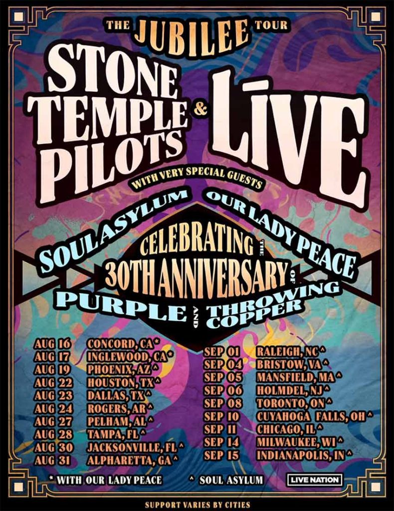 Stone Temple Pilots & +LIVE+ reveal co-headlining tour | NextMosh